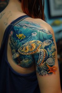 21 Ocean Themed Tattoos for Sea Enthusiasts - TattoosOfAsia