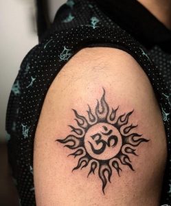 18 Om Tattoos for Peace and Balance - TattoosOfAsia