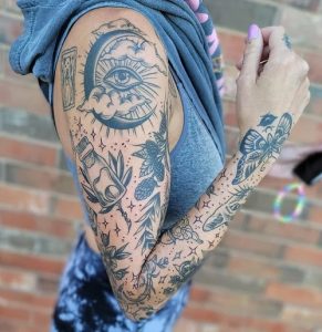 18 Patchwork Tattoo Sleeve Ideas: The Bold New Trend You Need to See ...