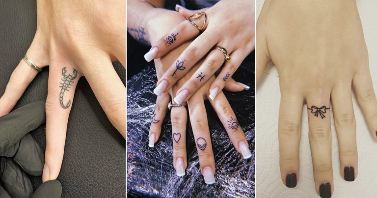 21 Tiny Finger Tattoos for Those Who Love Subtle, Personal Details ...