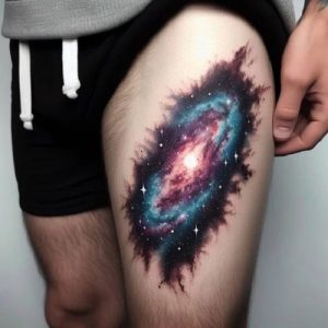 21 Stunning Galaxy Tattoo Ideas for Space Lovers - TattoosOfAsia