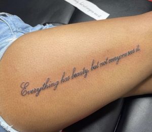 24 Meaningful Script Tattoo Ideas for Your Next Ink - TattoosOfAsia