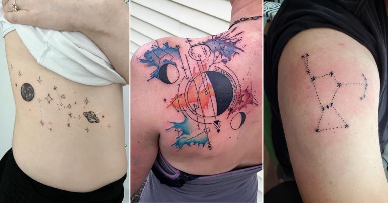22 Celestial & Constellation Tattoo Ideas That Are Out of This World ...