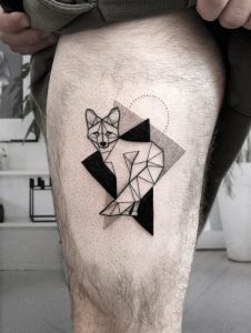 21 Geometric Fox Tattoo Ideas That Blend Art and Symbolism - TattoosOfAsia