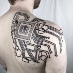 20 Futuristic Cyber Sigilism Tattoo Ideas & Tech-Motifs - TattoosOfAsia