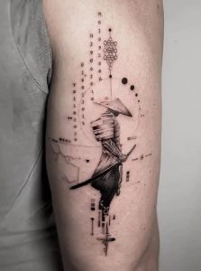 19 Modern Abstract Realism Tattoos Full of Emotion and Depth ...