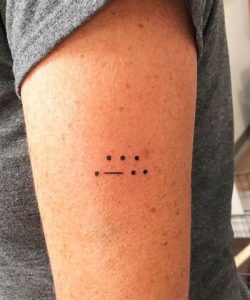 20 Morse Code Tattoo Ideas That Whisper Powerful Messages - TattoosOfAsia