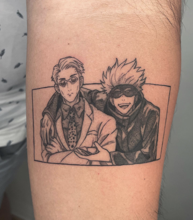 15 Powerful JJK Duo Tattoos Inspired by Cursed Bonds - TattoosOfAsia