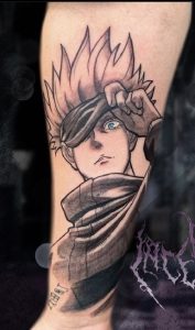 16 Unique Gojo Satoru Tattoo Designs for Devoted JJK Fans - TattoosOfAsia