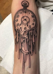 15 Melting Tattoos for Lovers of Weird, Wicked Art - TattoosOfAsia