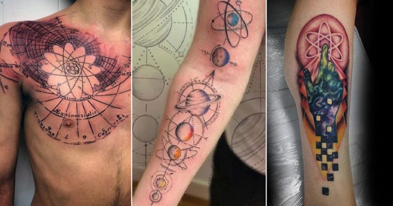 15 Bold Atomic Tattoo Inspired by Science, Power, and Energy ...