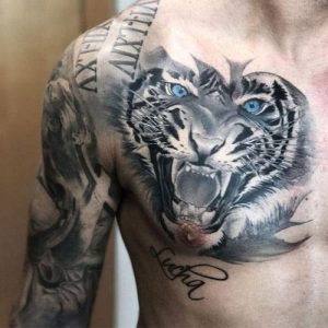 15 Tiger Tattoo Styles with Fierce and Striking Details - TattoosOfAsia