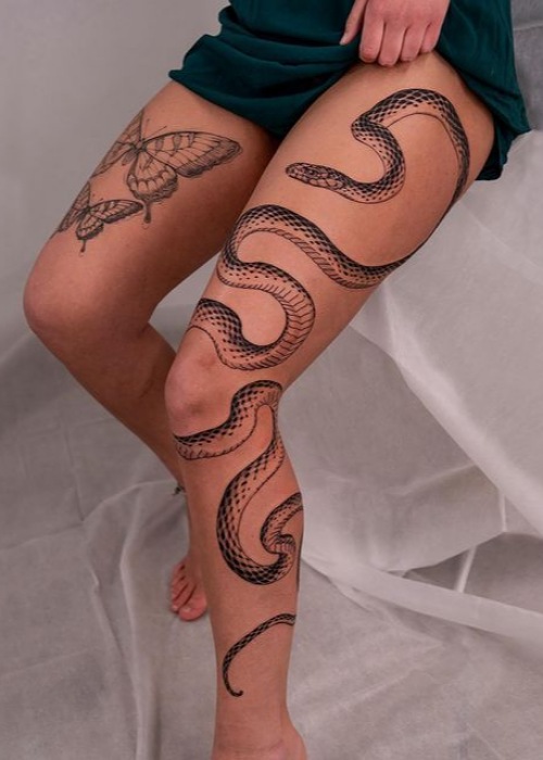 17 Leg Tattoos Inspiration for Statement Making Body Art - TattoosOfAsia