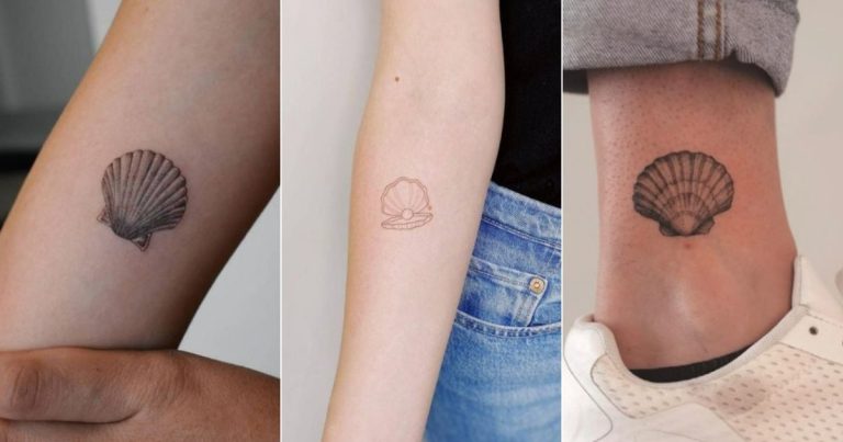 15 Shell Tattoo Designs with Soft Coastal Aesthetic - TattoosOfAsia